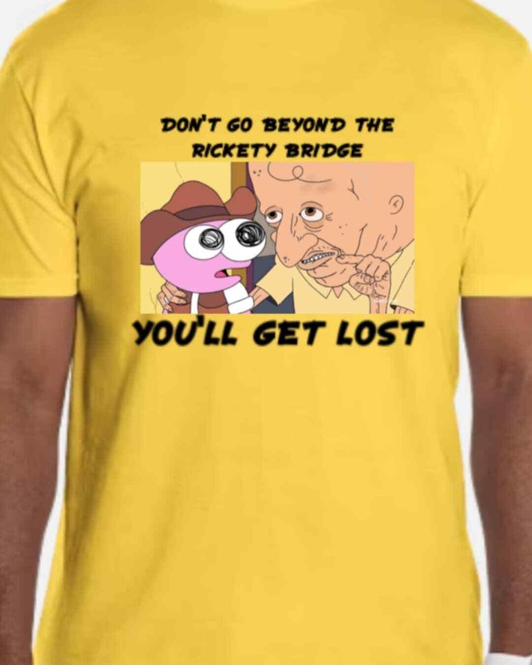 Smiling Friends Funny Mr. Boss Rickety Bridge Shirt T shirt | eBay