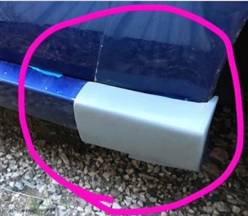 2002-2003-2004 Ford SVT Focus Side Skirt End Caps Pair