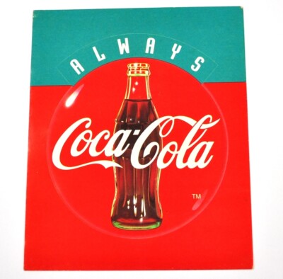 Coca-Cola Coke USA Autocollant Sticker Decal 13 CM Bouteilles Always ...