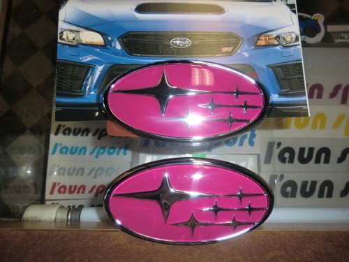 Subaru WRX STI Custom Pink Front and Rear Ornament VAB / VAG | eBay