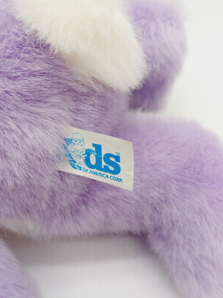 Purple Rabbit Plush 17in Bunny Rabbit 1999 Kids of America Stuffed ...