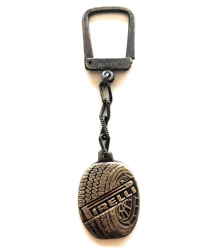 Vintage Collectible Pirelli Tires Advertising Tire Keychain KeyRing ...