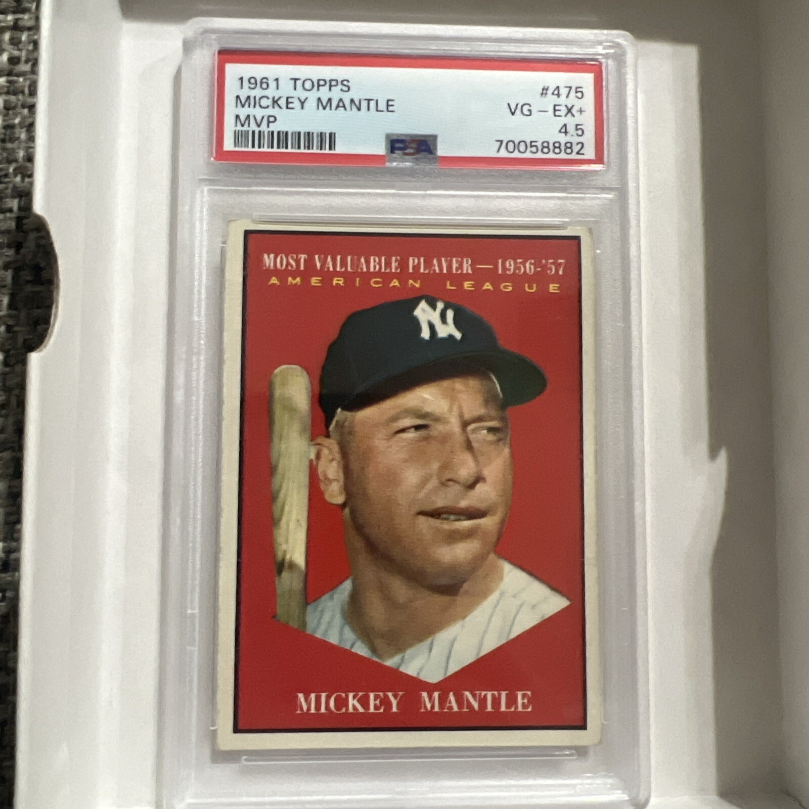 1961 Topps - Most Valuable Players #475 Mickey Mantle | eBay