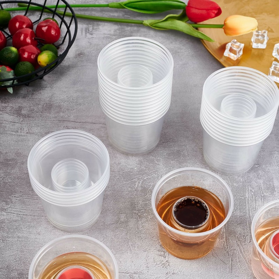 Jager Bomb Plastic Cups Bomb Shot Glasses Reusable For Red bull ...