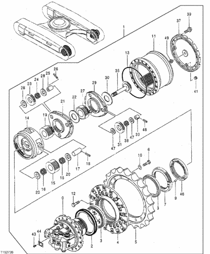FYB00000549 FLOATING SEAL , GROUP SEAL FITS JOHN DEERE 225CLC 790E ...