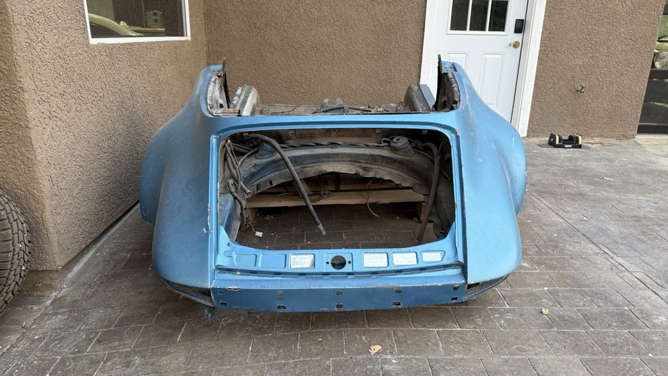 Porsche 930 Turbo Carrera Widebody Rear Clip Chassis Cab Targa Coupe ...