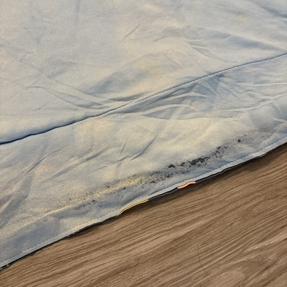 Vintage 80s Pac-Man Twin Quilt Blanket 7x5 Midway Arcade Game Bedding ...