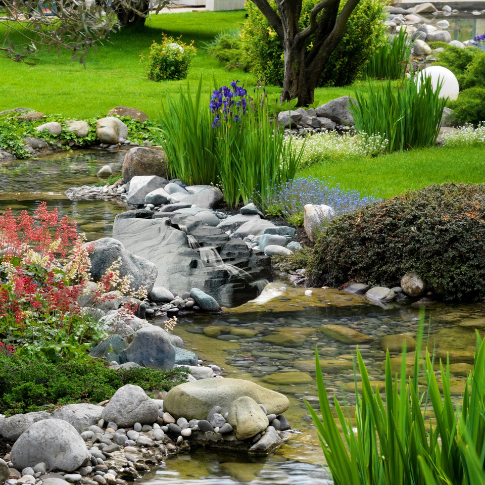Algreen ALG91959 Tranquility Outdoor Preformed Water Garden Pond ...