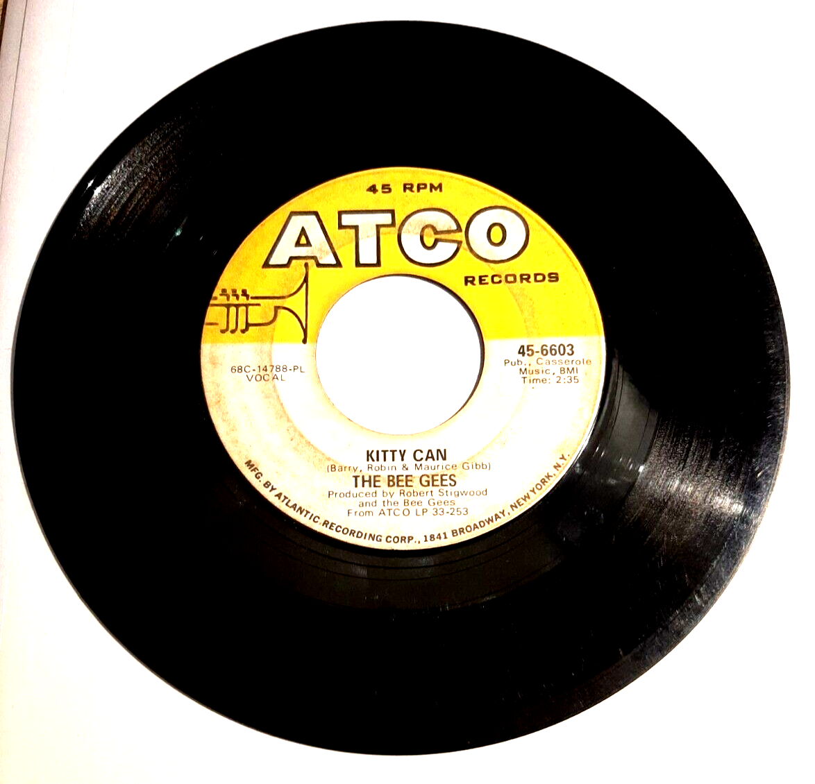 The Bee Gees – I've Gotta Get A Message To You/Kitty Can 45 7" Record ...