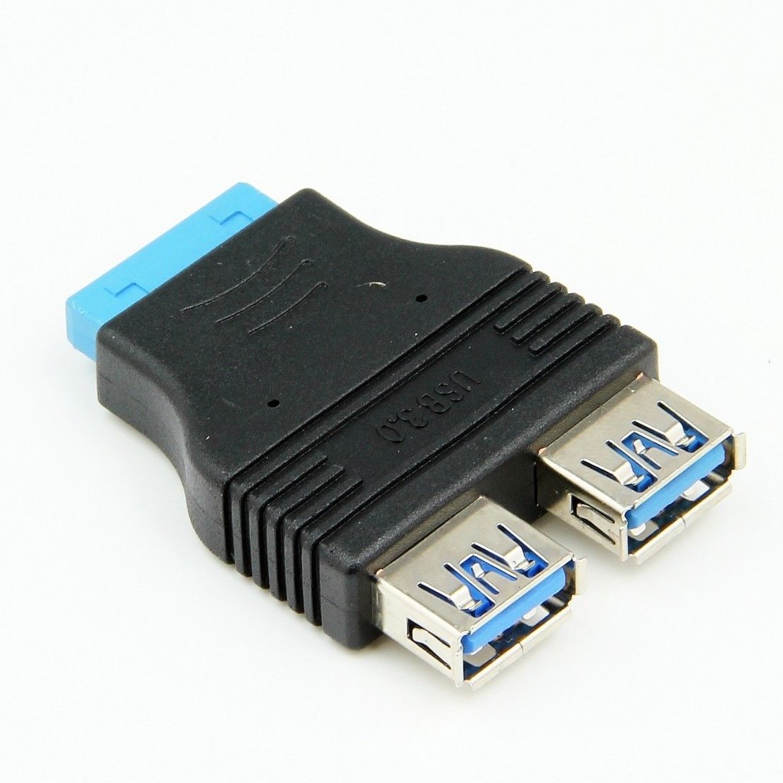 USB 3.0 Motherboard Header 20 Pin to 2 USB A Port Socket USB Female ...