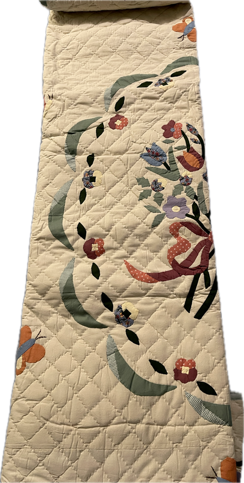 Valerie Interiors King Quilt * Butterfly Bouquet Shams NIB *Free ...