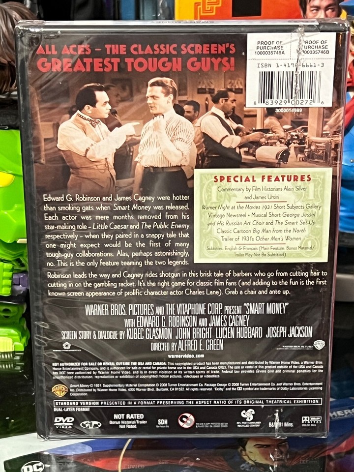 Smart Money (DVD) James Cagney, Edward G. Robinson, Evalyn Knapp, BRAND ...