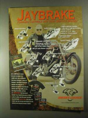2000 Biker's Choice Jaybrake Controls & Brakes Ad | eBay