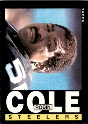 1985 TOPPS ROBIN COLE PITTSBURGH STEELERS #354 | eBay