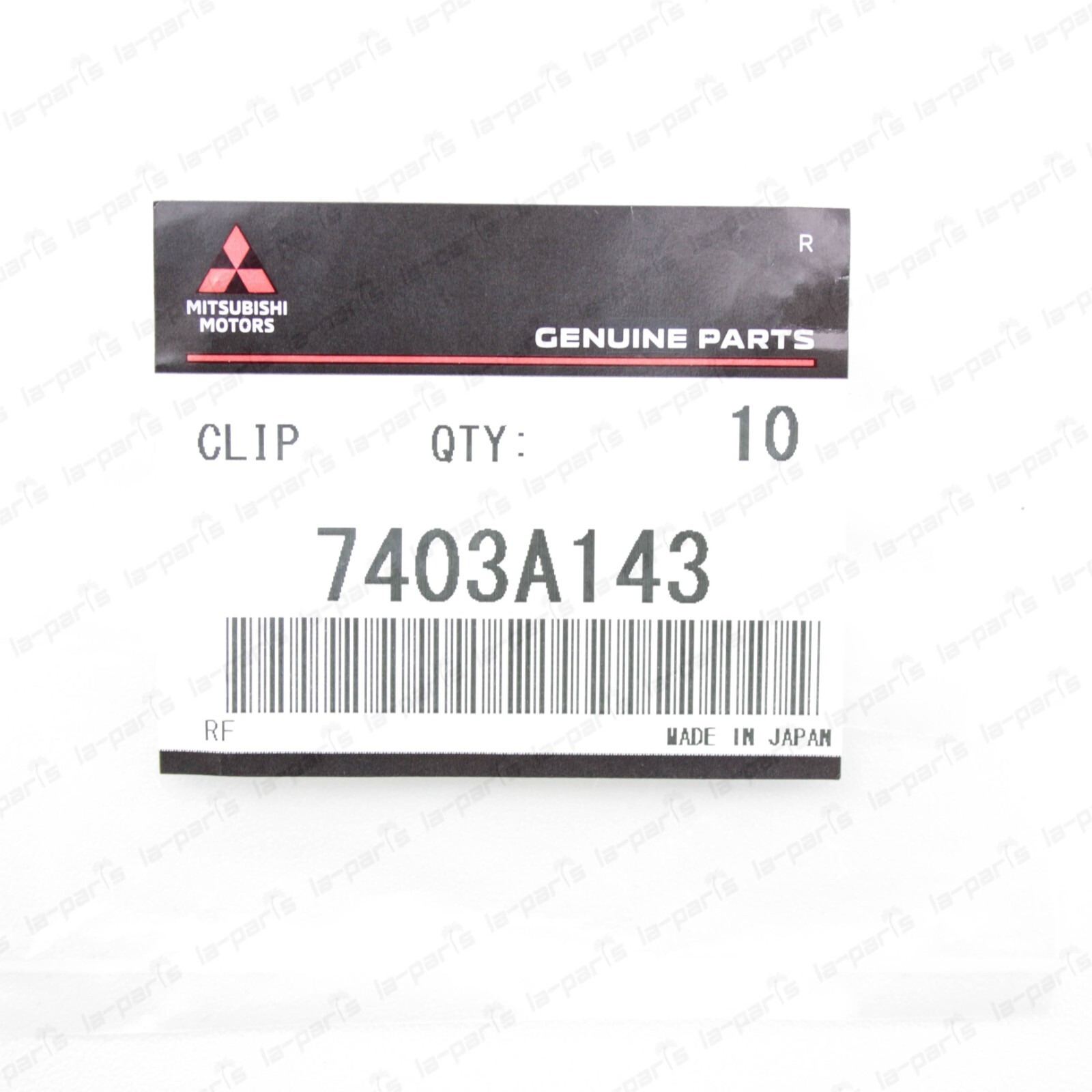 New Genuine Mitsubishi Roof Molding Clips 7403A143 Lancer Evolution SET ...
