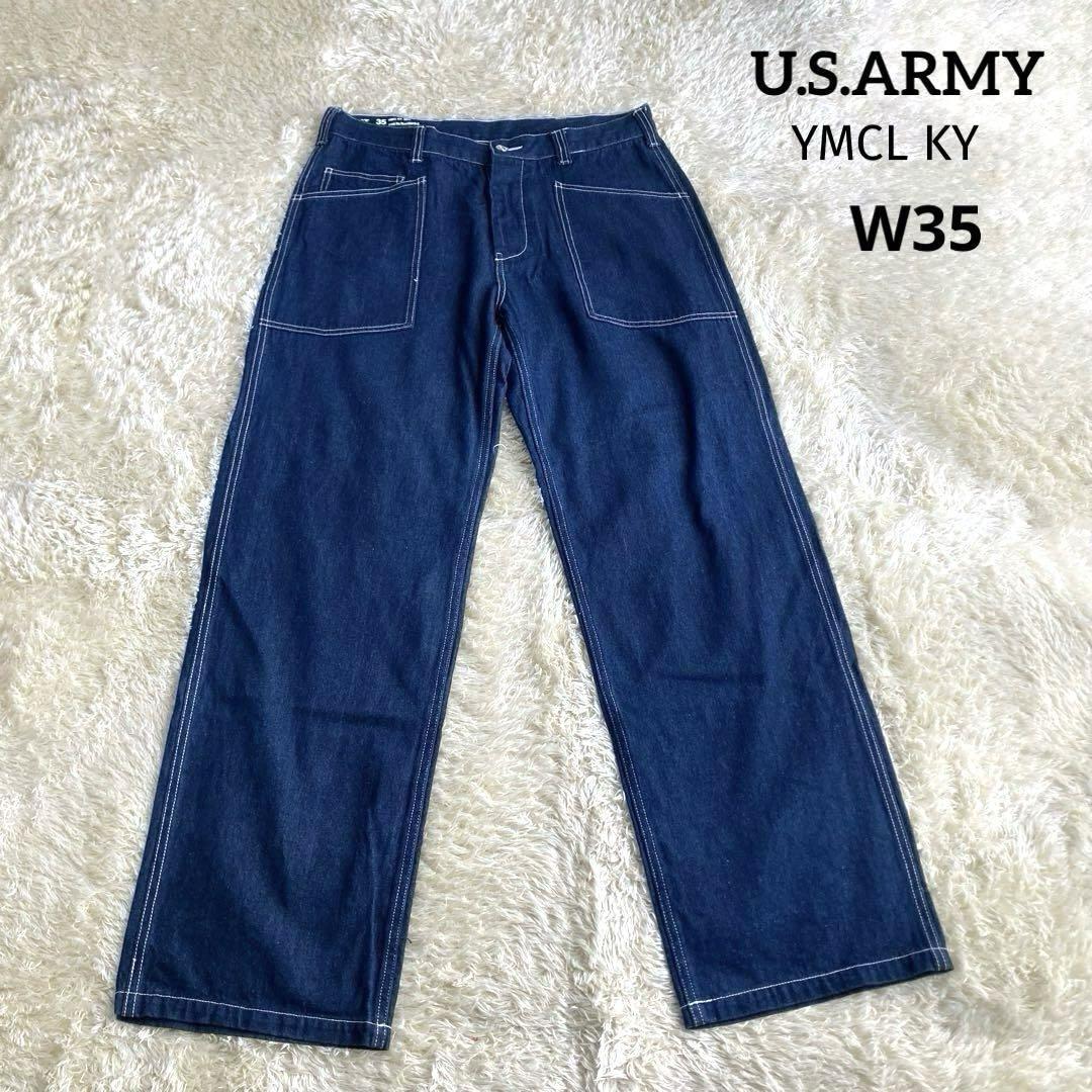 YMCL KY WW2 US Army Denim Work Pants XL Button Fly Relaxed YMCL KY WW2 US Army Denim Work Pants XL Button Fly Relaxed