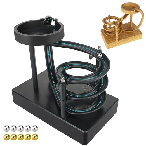 Metal Perpetual Marble Machine Inertial Infinite Jumping Table Toy ...