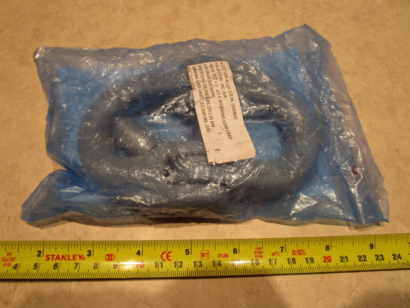 Crosby A-1337 22600LB LOK-A-LOY 10 Alloy Connecting Link 5/8" 1015145 ...