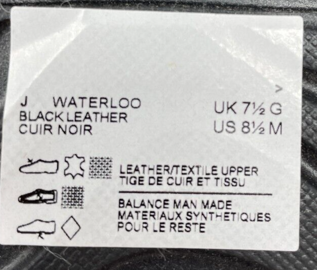 Clarks Mens 8.5 Waterloo Boat Shoe Black Leather Casual Dress Shoe Tie ...