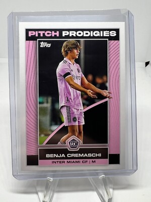 2023 Topps MLS Soccer Benja Cremaschi RC Pitch Prodigies #173 Inter ...