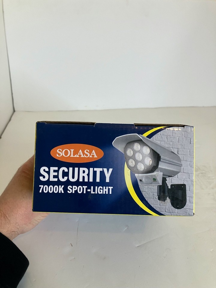 Solasa Ultra Bright 7000K LED Solar Security Spotlight Motion Activated ...