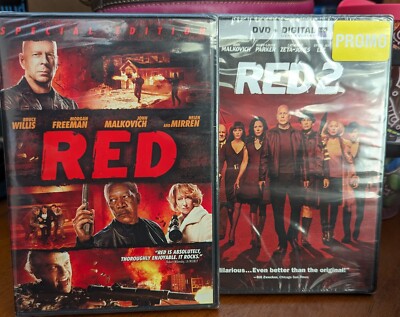 Red & Red 2 (DVDs) Brand New Sealed-Includes Digital Copy Of RED 2 Only ...