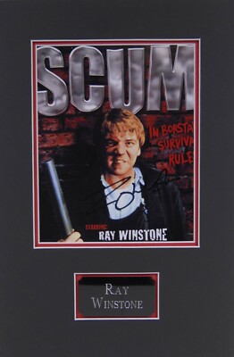Ray WINSTONE SIGNED Autograph Signed 10x8 Mounted Photo + Dealer COA ...