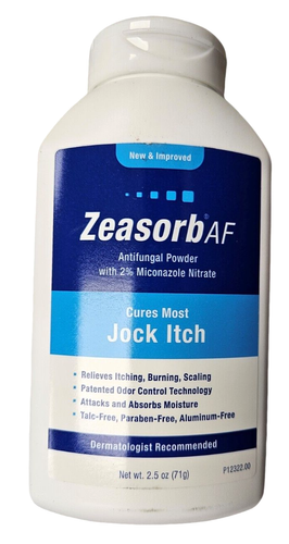 Zeasorb AF Antifungal Powder JOCK ITCH, etc 2.5oz BLUE __ 73462150651| eBay