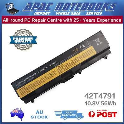 Battery for Lenovo ThinkPad L510 Part no. 42T4235 ASM 42T4752 FRU ...
