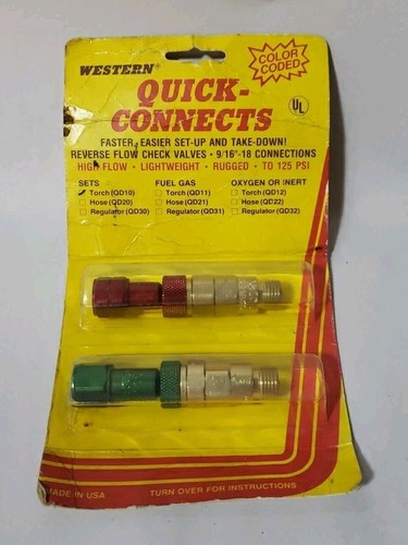 Western Quick- Connects Torch QD10 - Free Shipping | eBay