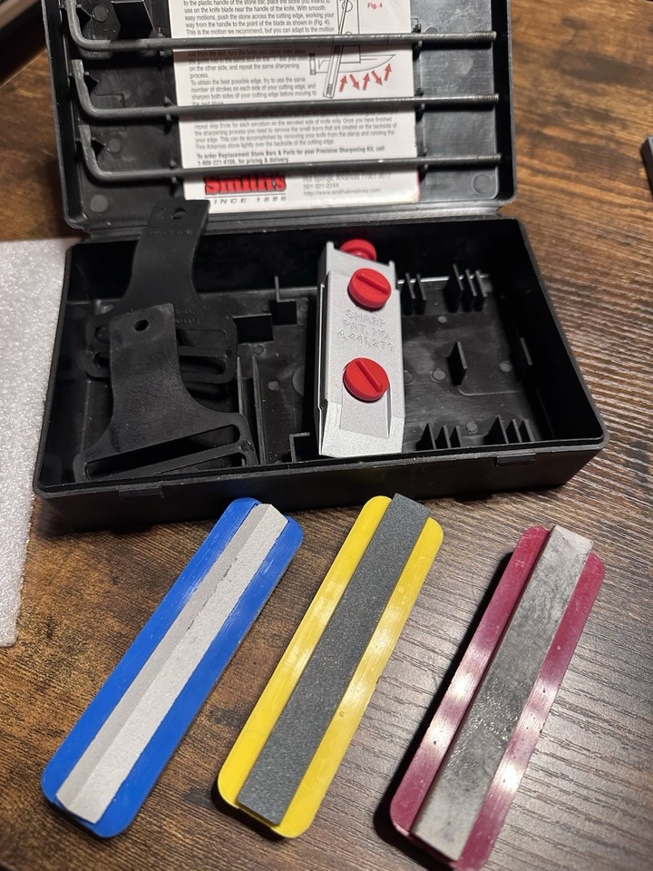 Smith's Precision Knife Sharpening Kit Complete Sharpens all Types of ...