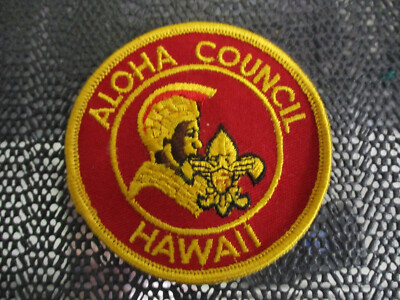 Vintage 3" Boy Scouts 1960's-1970's Aloha Council Hawaii Patch | eBay