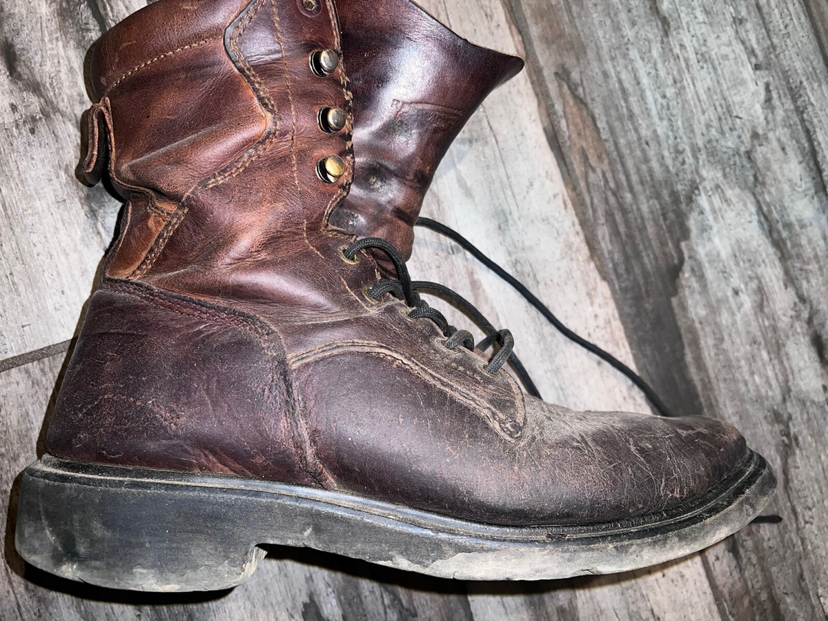 Red Wing Boots Mens 9.5 D ASTM F 2892 11 Brown Leather Oil Red Wing Boots Mens 9.5 D ASTM F 2892 11 Brown Leather Oil