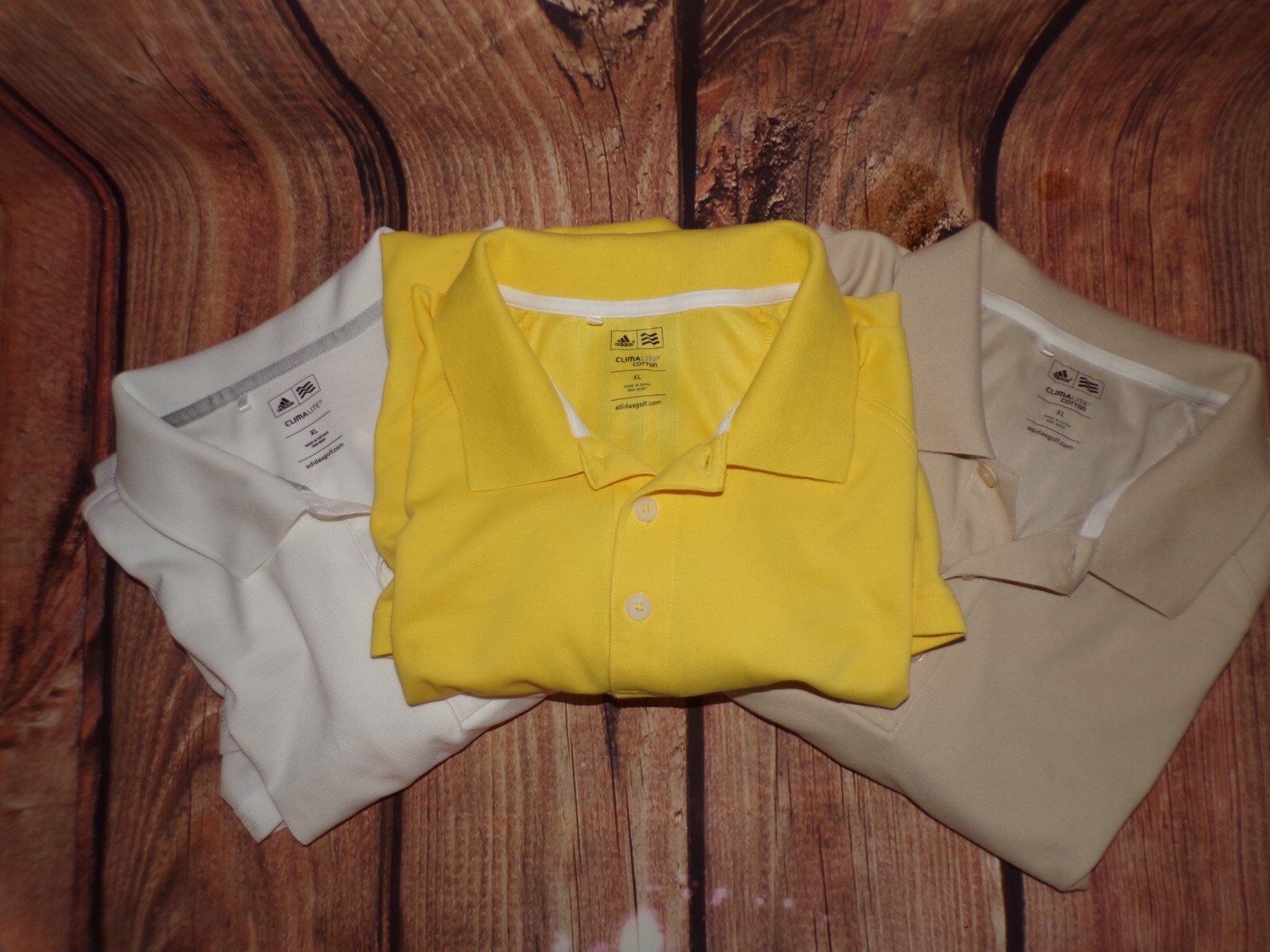 Adidas Polo Shirt Mens Size XL Climalite Short Sleeven Regular Fit Lot of 3 | eBay