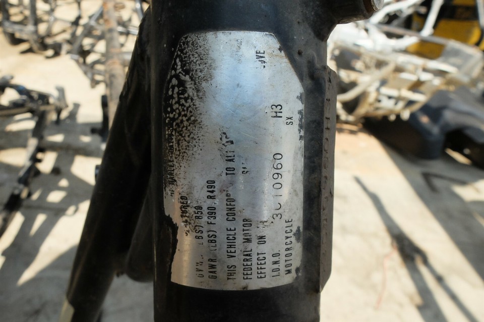 73 Harley Aermacchi AMF SX 350 SX350 Sprint frame chassis street legal ...