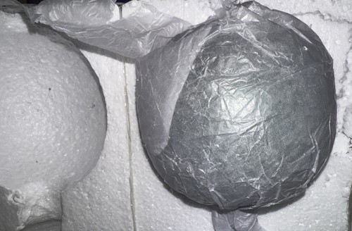 Home Reflections Set Of 2 Green Flameless Wax Spheres NEW IN BOX | eBay