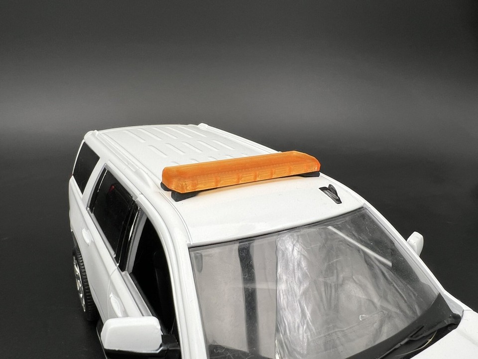 1/24 25 27 LED Ready Code 3 2700 Amber Lightbar Park Work Security Tow ...