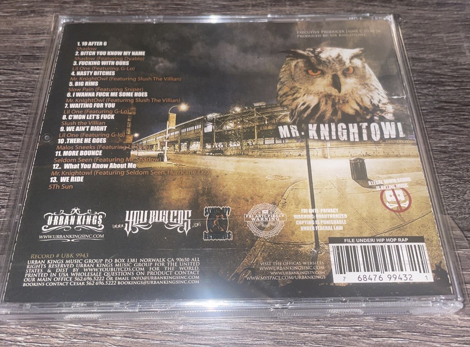 Southside Affiliates [PA] * by Knightowl (CD, Aug-2009, Urban Kings ...