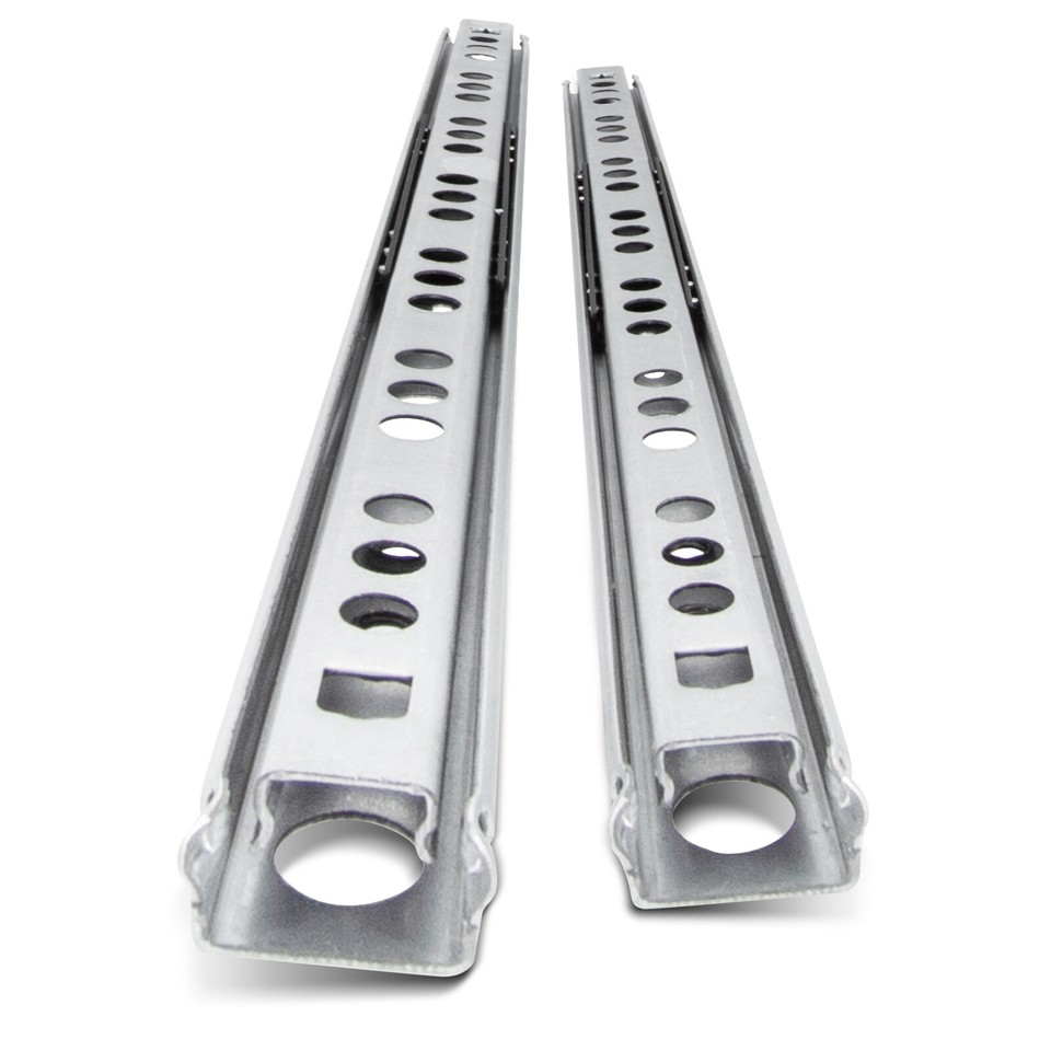 1-10Pairs 17mm Wide Drawer Runners Ball Bearing Grooved Slides Draw ...