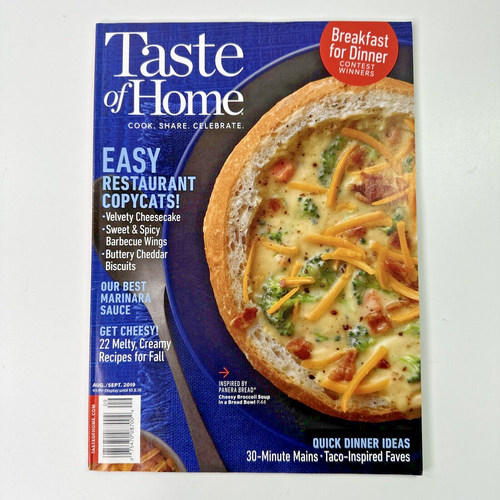 Taste of Home Magazine August September 2019 Restaurant Copycat Issue ...