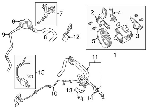 49720-9N00B Nissan Hose & tube assy-pressure, power steering 497209N00B ...