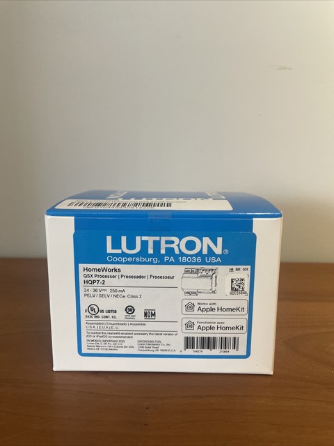 Lutron HQP7-2 QSX Processor 24-36-Volt 250 Milli-Amp for HomeWorks QS ...