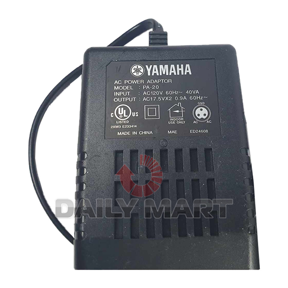 New In Box YAMAHA MG124 PA-20 Power Adapter, 220V Input | eBay