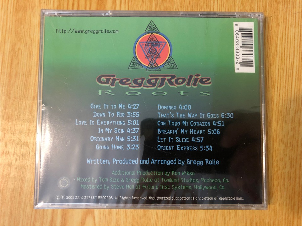 GREGG ROLIE - Roots - CD - **BRAND NEW/STILL SEALED** - RARE ...
