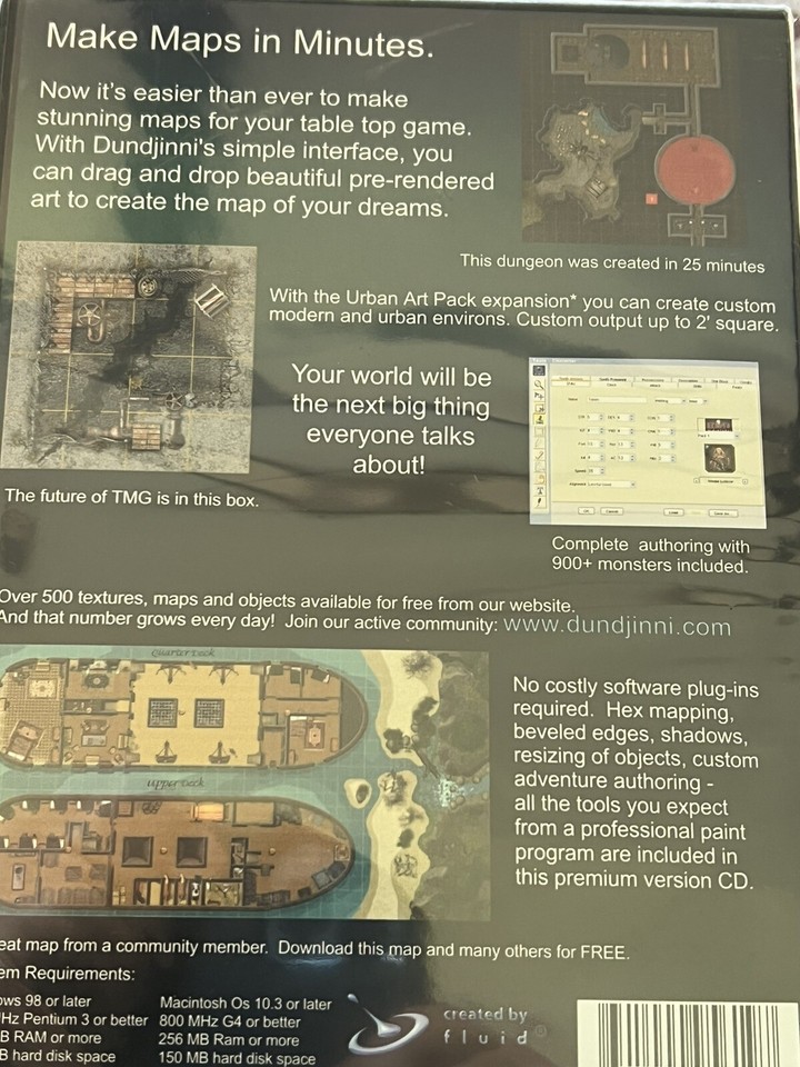 Dundjinni MAPPING SOFTWARE Bring Your Game To Life (2004) | eBay