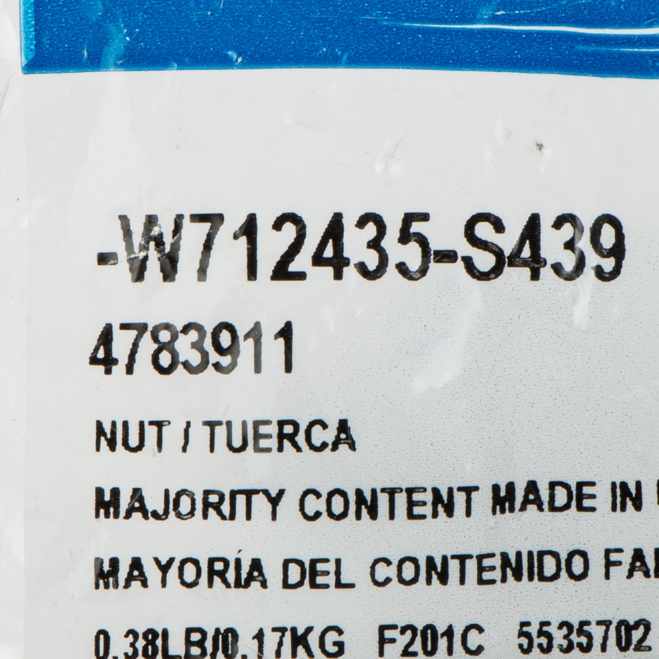 OEM NEW Axle Spindle Nut Set (2) Genuine Ford W712435-S439 | eBay