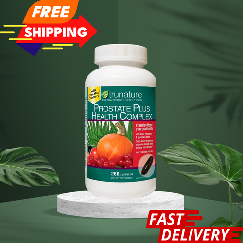 trunature PROSTATE PLUS HEALTH COMPLEX 250 Softgels with Saw Palmento ...