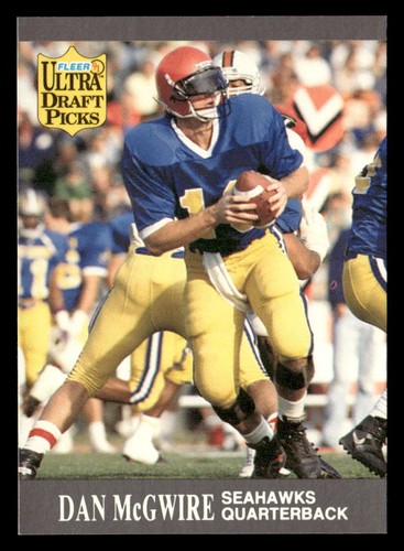 Dan McGwire 1991 Ultra Rookie Card #289 Seattle Seahawks | eBay
