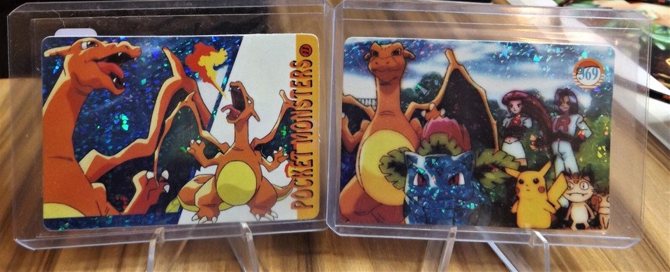 POKEMON POCKET MONSTERS VENDING PRISM STICKERS ~ 13 CHARIZARD PRISM ...