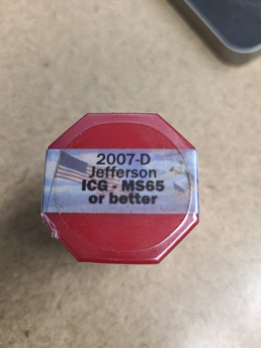 Roll of 20 2007-D Jefferson ICG MS65 or Better Coins | eBay